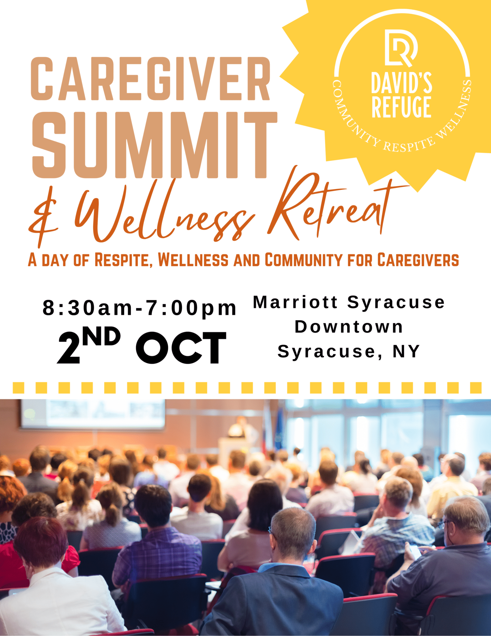 Caregiver Summit & Wellness Retreat - David’s Refuge